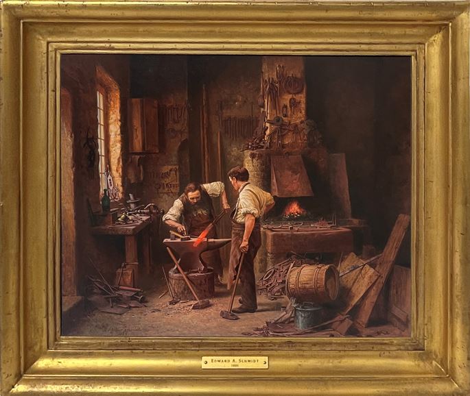 Edward Allan Schmidt - The Forge | MasterArt Edward Allan Schmidt - The Forge | MasterArt